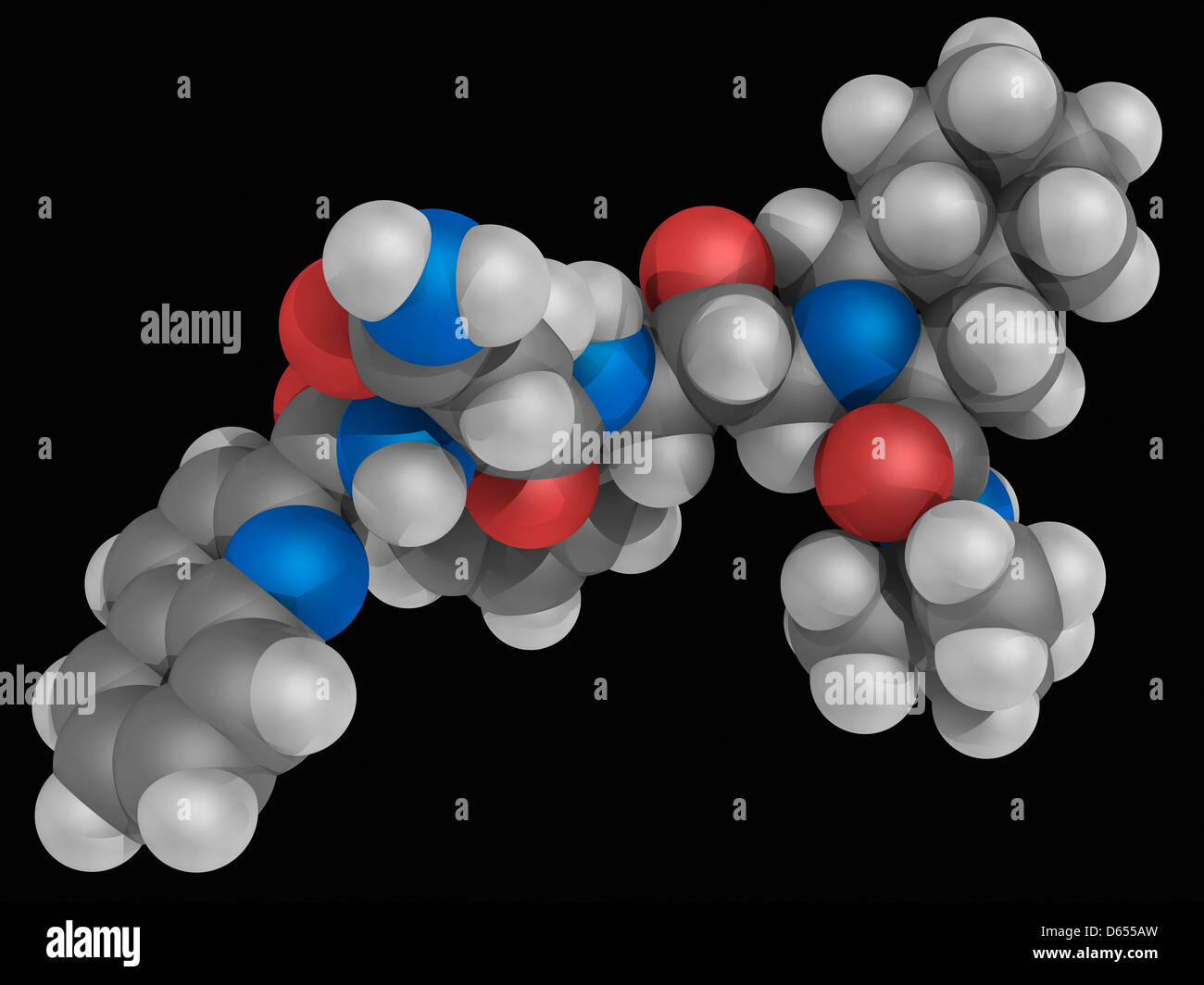 Saquinavir drug molecule Stock Photo - Alamy