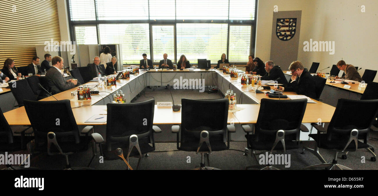 The neo-Nazi investigations panel of the German federal state of ...