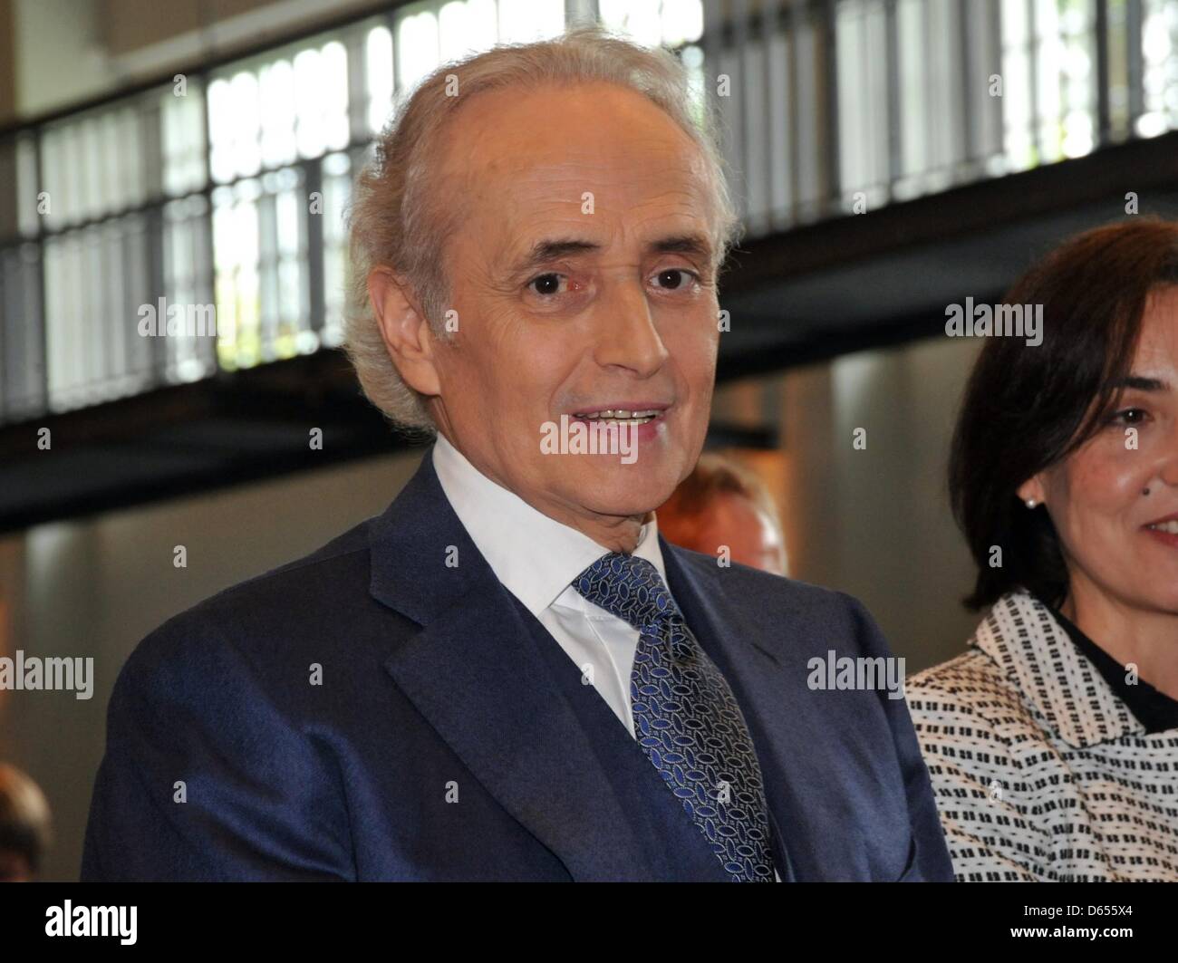 The Spanish tenor José Carreras attends the festive ceremony at the ...