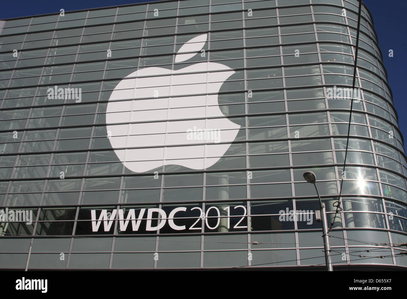 The logo of the Apple Worldwide Developers Conference WWDC is pictured ...