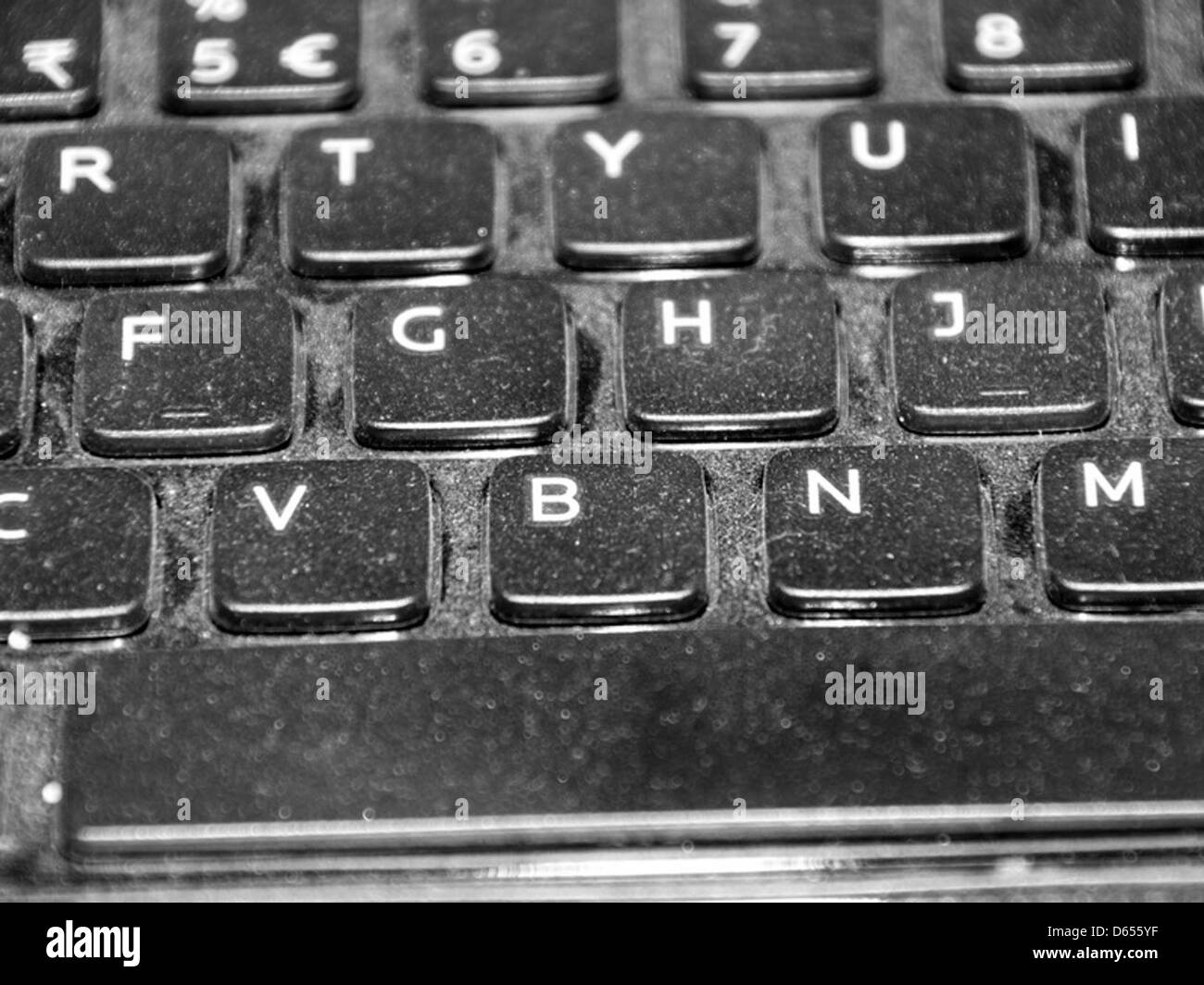 Dust-Covering-Laptop-Keyboard IMG 2572 Stock Photo - Alamy