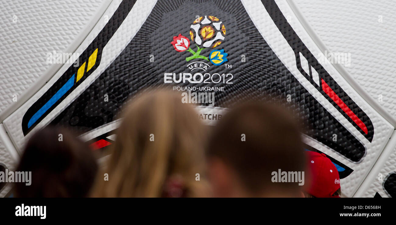 Official match ball copy of the UEFA European Football Championship in ...