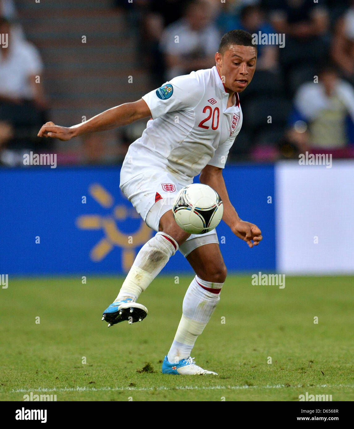 England's Alex Oxlade-Chamberlain during UEFA EURO 2012 group D soccer ...