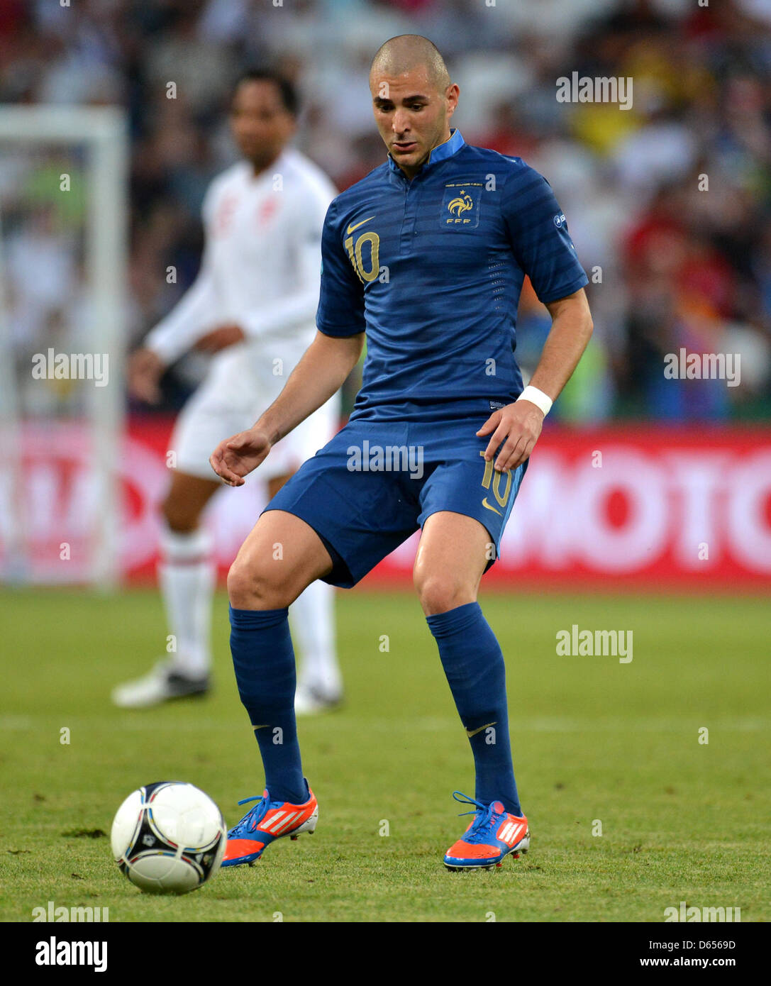 France's Karim Benzema during UEFA EURO 2012 group D soccer match ...