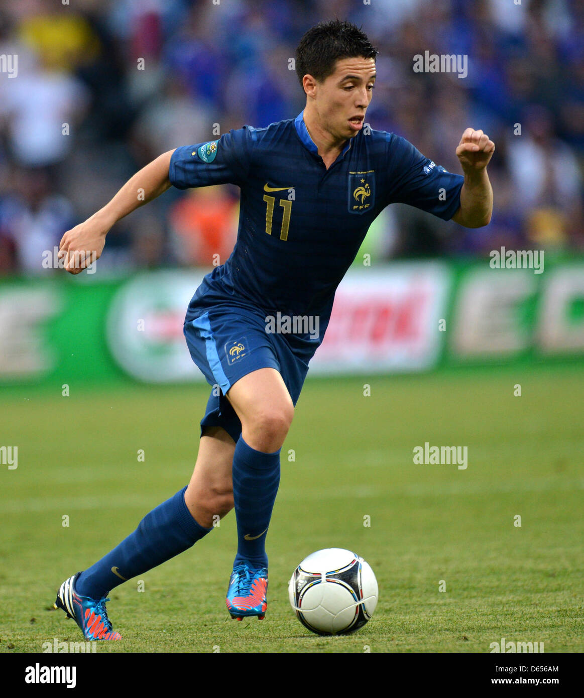 France's Samir Nasri during UEFA EURO 2012 group D soccer match France ...