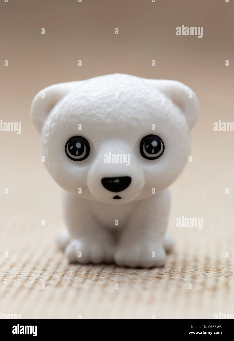 Plastic toy figurine – cute cub bear Stock Photo - Alamy