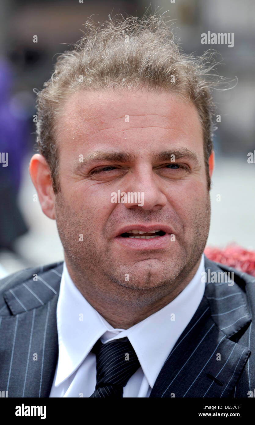 Maltese tenor Joseph Calleja stands on Odeonsplatz during a photo ...