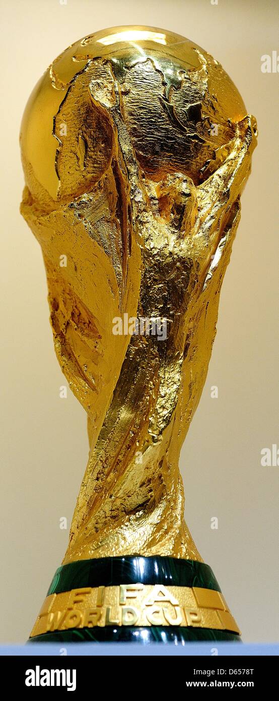 2014 world cup trophy displayed hi-res stock photography and images - Alamy
