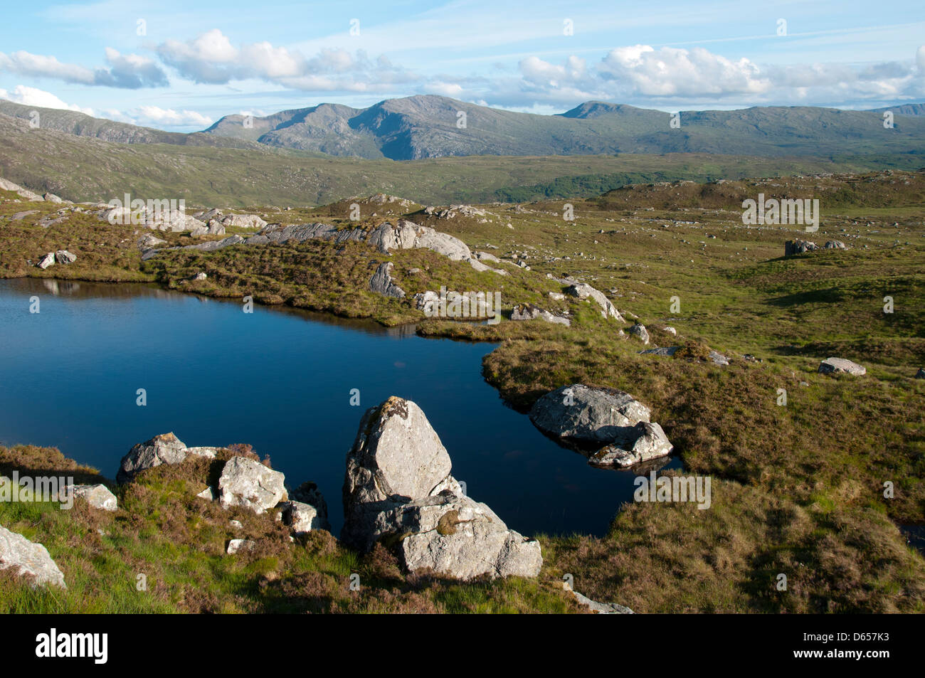 The Creach Bheinn - Fuar Bheinn range from the ridge of Druim Garbh ...