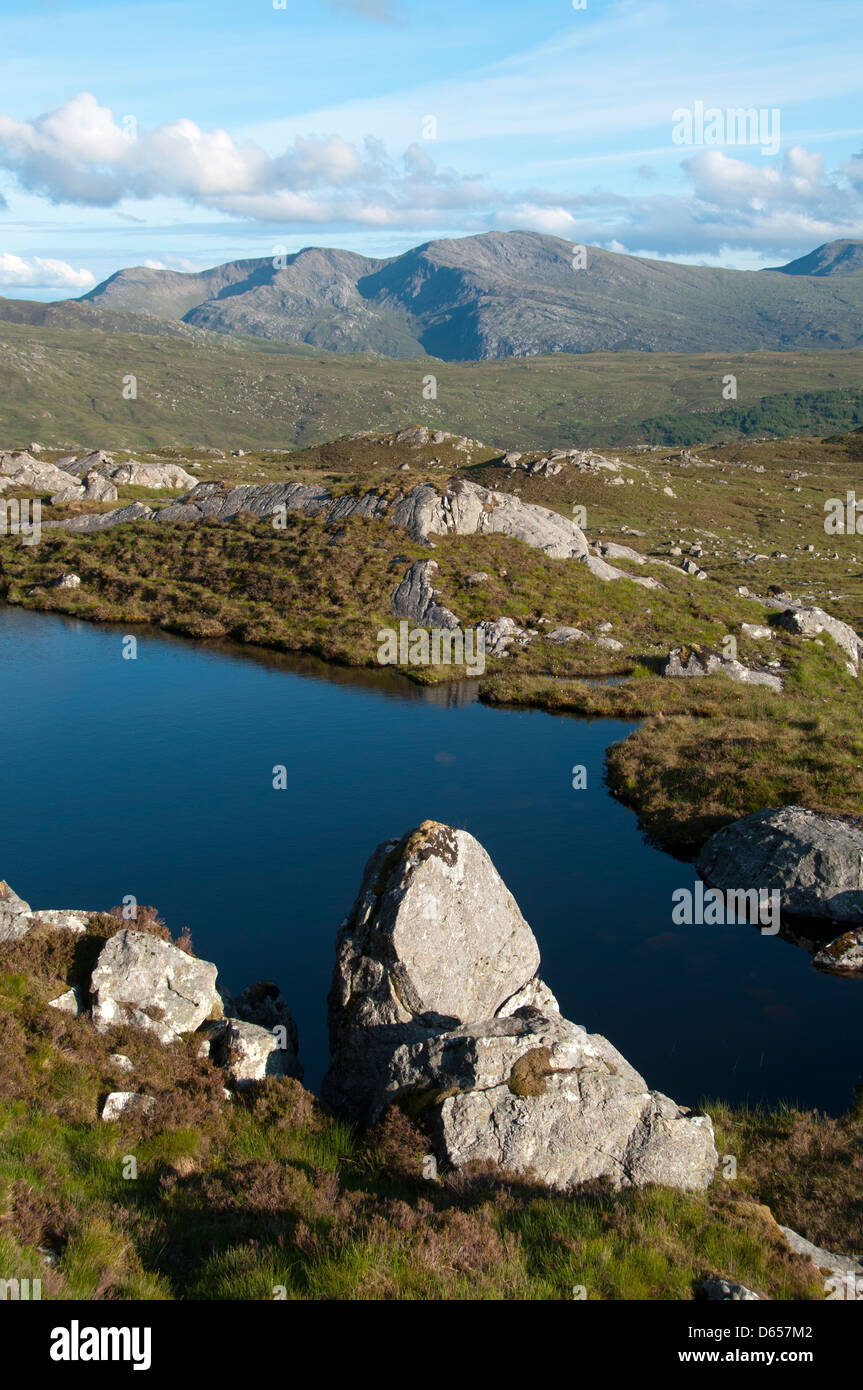 The Creach Bheinn range from the ridge of Druim Garbh, Ardgour ...