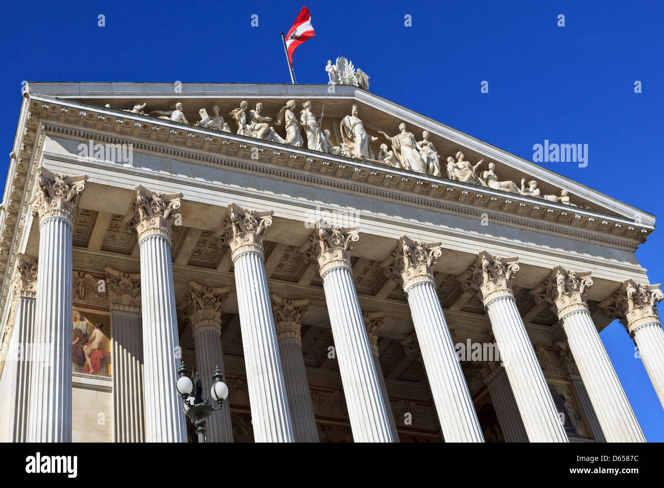 Parlament in Vienna Austria Stock Photo - Alamy