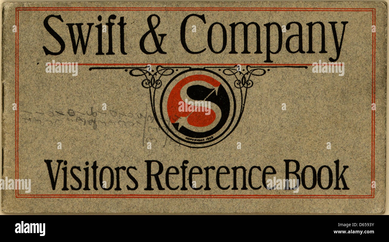 Swift & Company Visitor's Book Stock Photo - Alamy