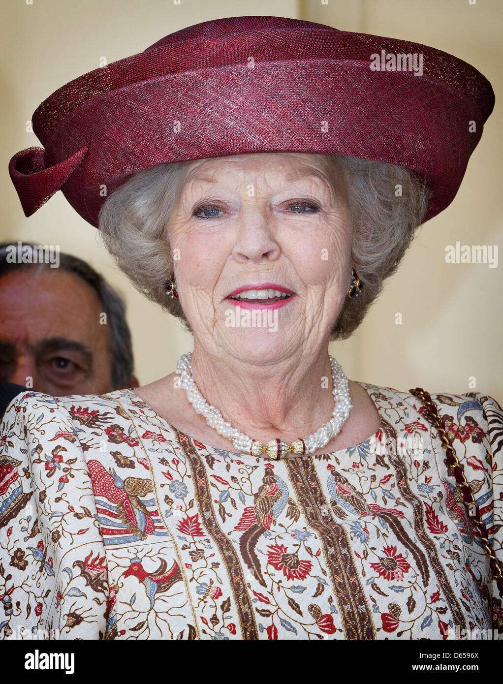 Queen Beatrix of The Netherlands visits Palais de Hollande, the Dutch ...