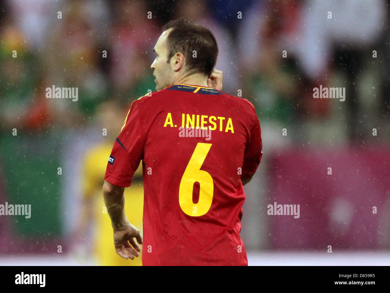 Spain's Andres Iniesta during UEFA EURO 2012 group C soccer match Spain ...