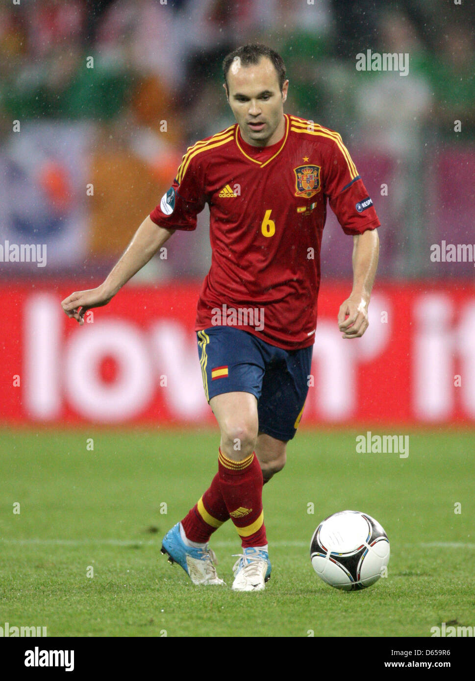 Uefa euro 2012 iniesta hi-res stock photography and images - Alamy