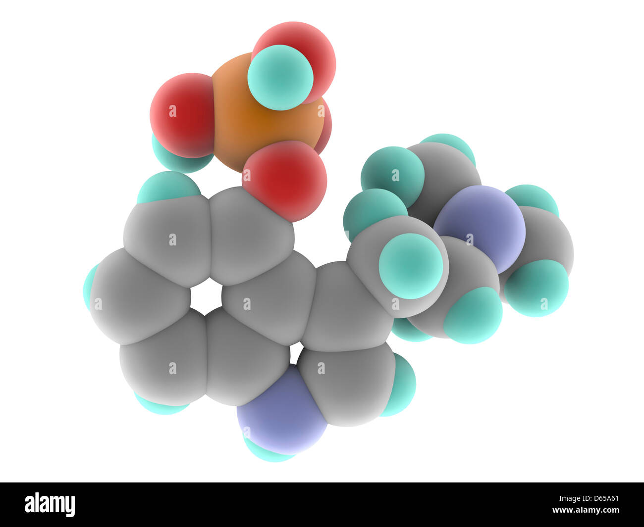 Psilocybin Molecule 3d