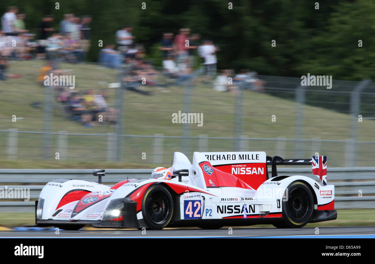 Motor sport lucas ordonez nissan lmp2 hi-res stock photography and ...