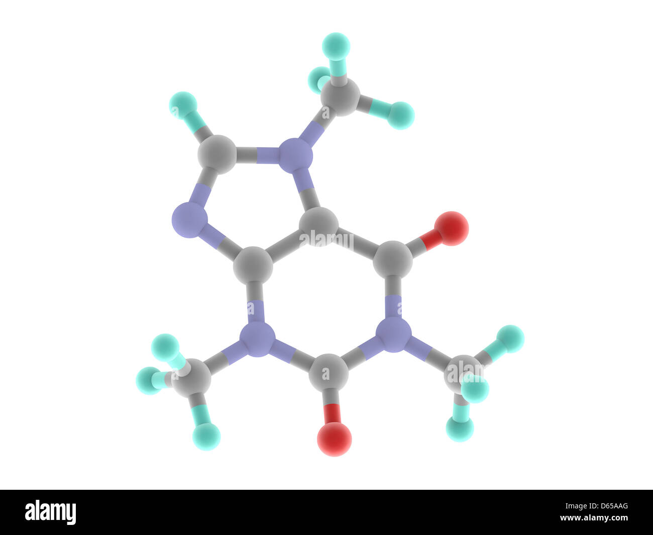 Caffeine molecule hi-res stock photography and images - Alamy