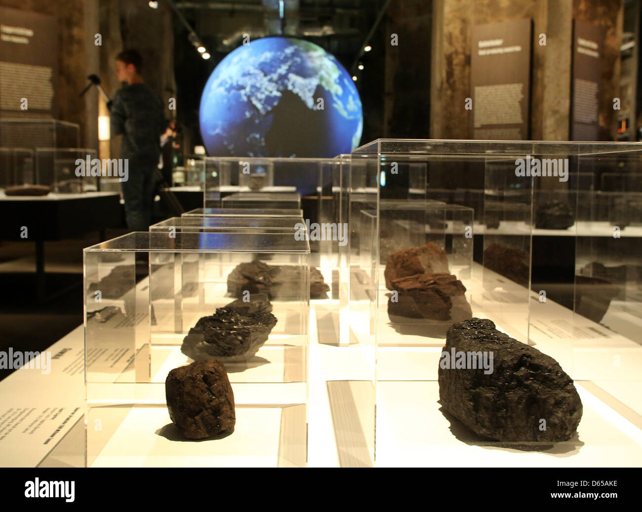 Different pieces of coal from around the world are on display at Ruhr ...