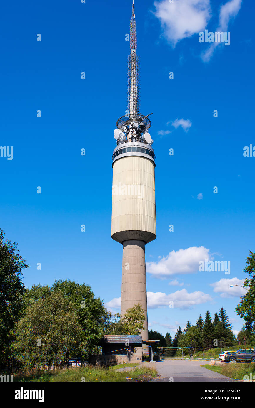 Telecom tower Oslo Stock Photo - Alamy