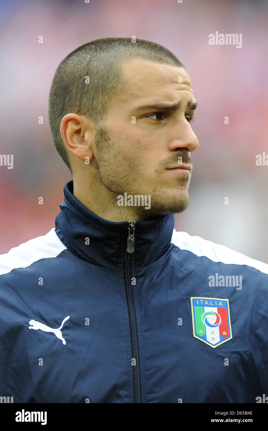 Italy's Leonardo Bonucci pictured prior to the Euro 2012 group match ...