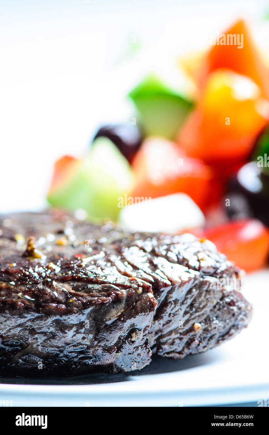 Steak red pepper courgette hi-res stock photography and images - Alamy