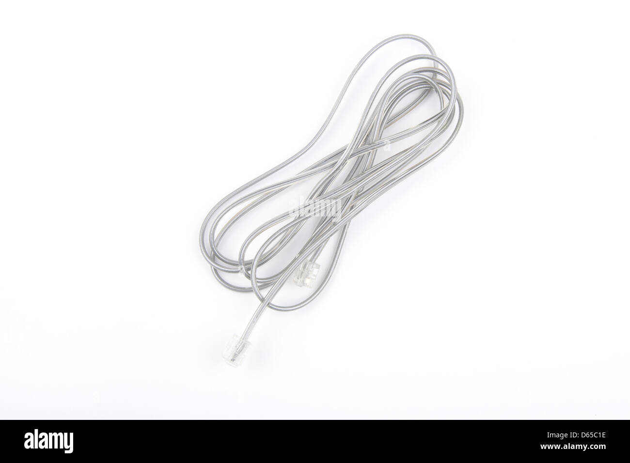 Cable with connectors Stock Photo - Alamy