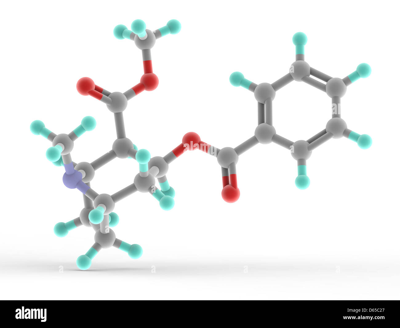 Cocaine drug molecule hi-res stock photography and images - Alamy