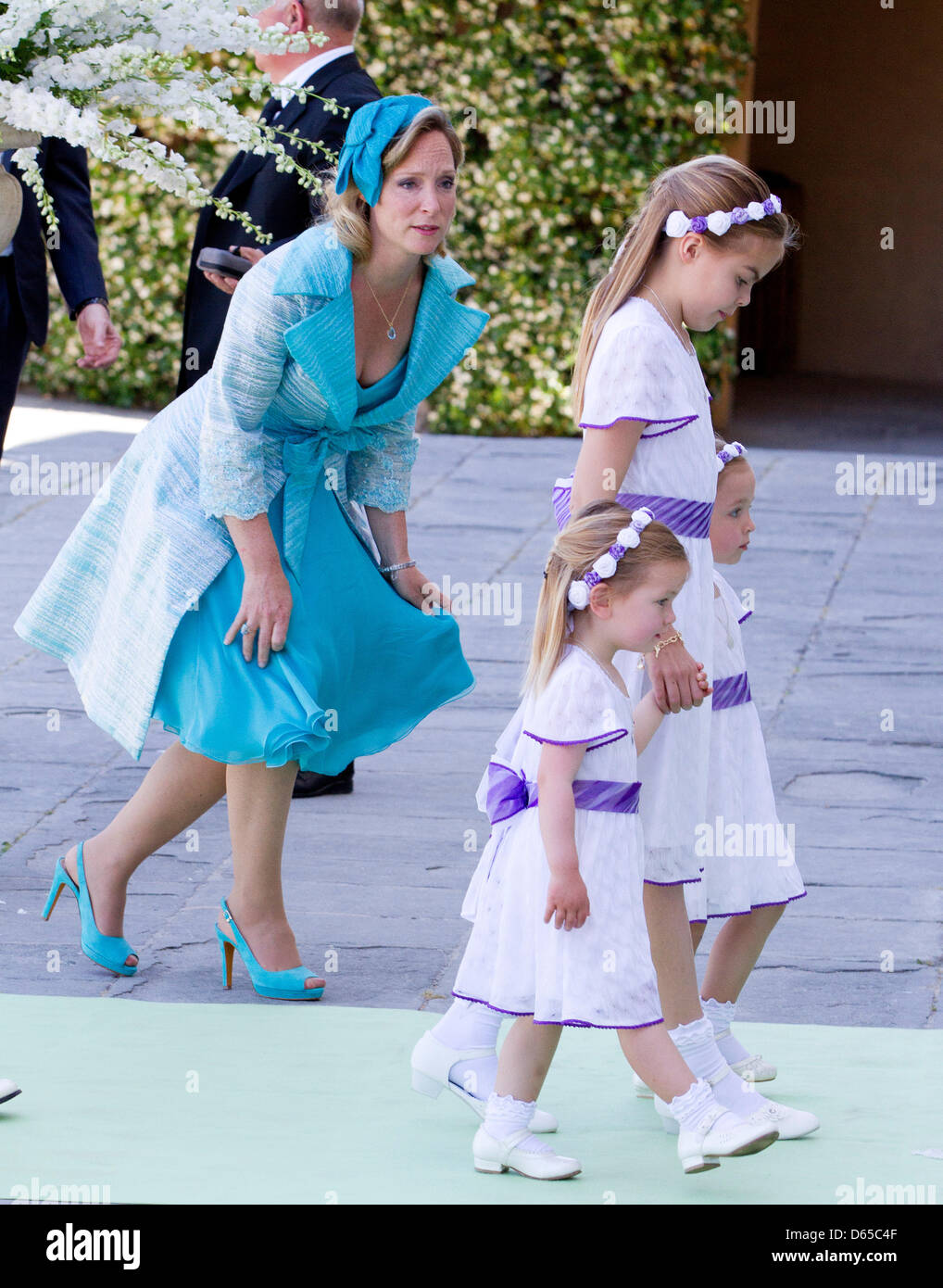 Princess Margarita de Bourbon de Parme and Countess Eloise (eldest girl ...