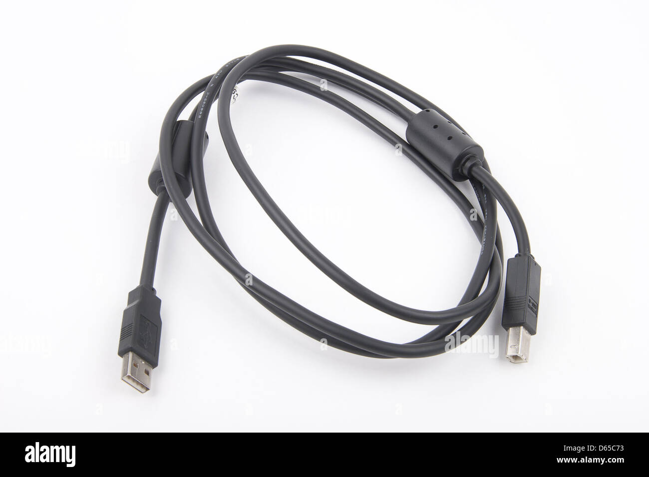 Cable with connectors Stock Photo - Alamy