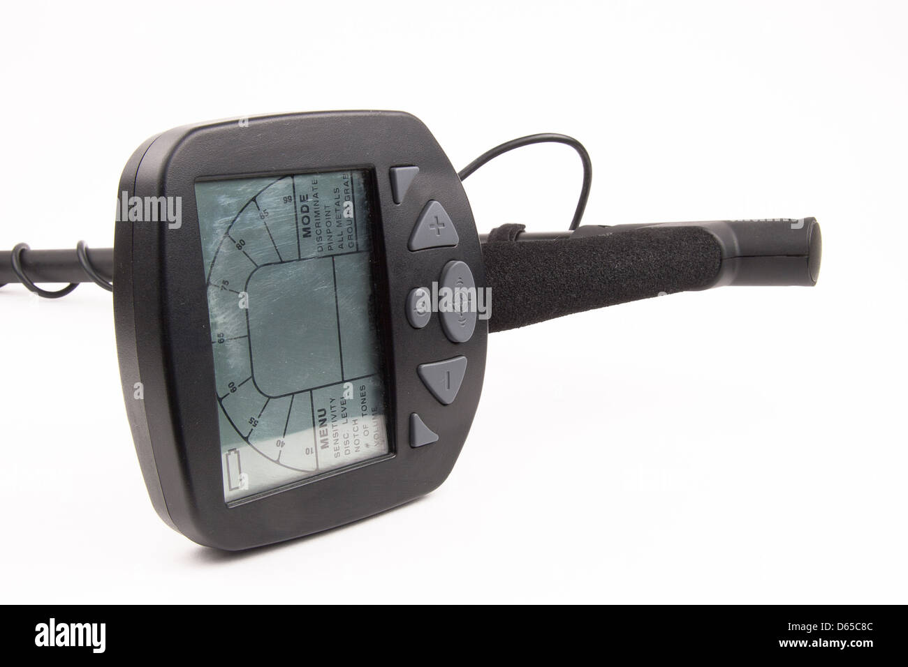 Black metal detector Stock Photo - Alamy