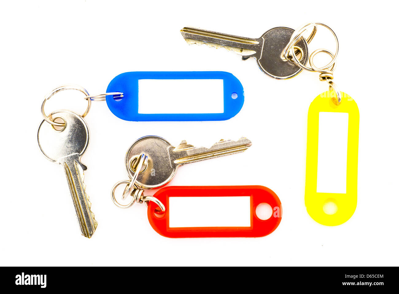 Keys and labels Stock Photo - Alamy