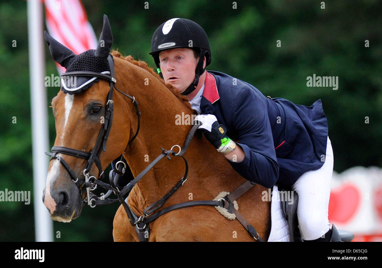 English rider Oliver Townend compete on his horse Armada in the horse ...