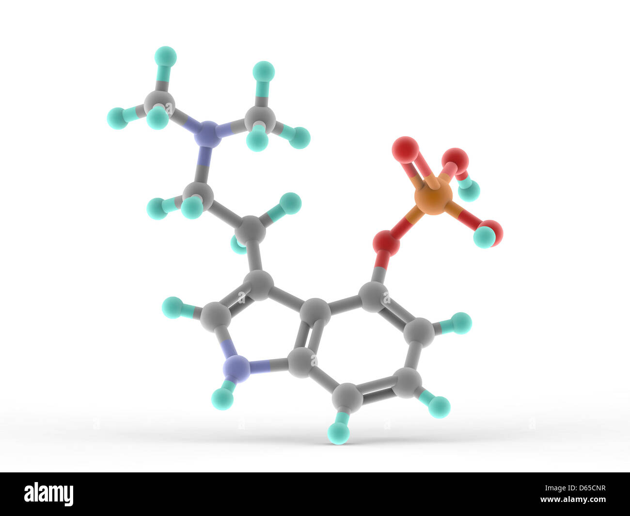 Psilocybin Molecule 3d