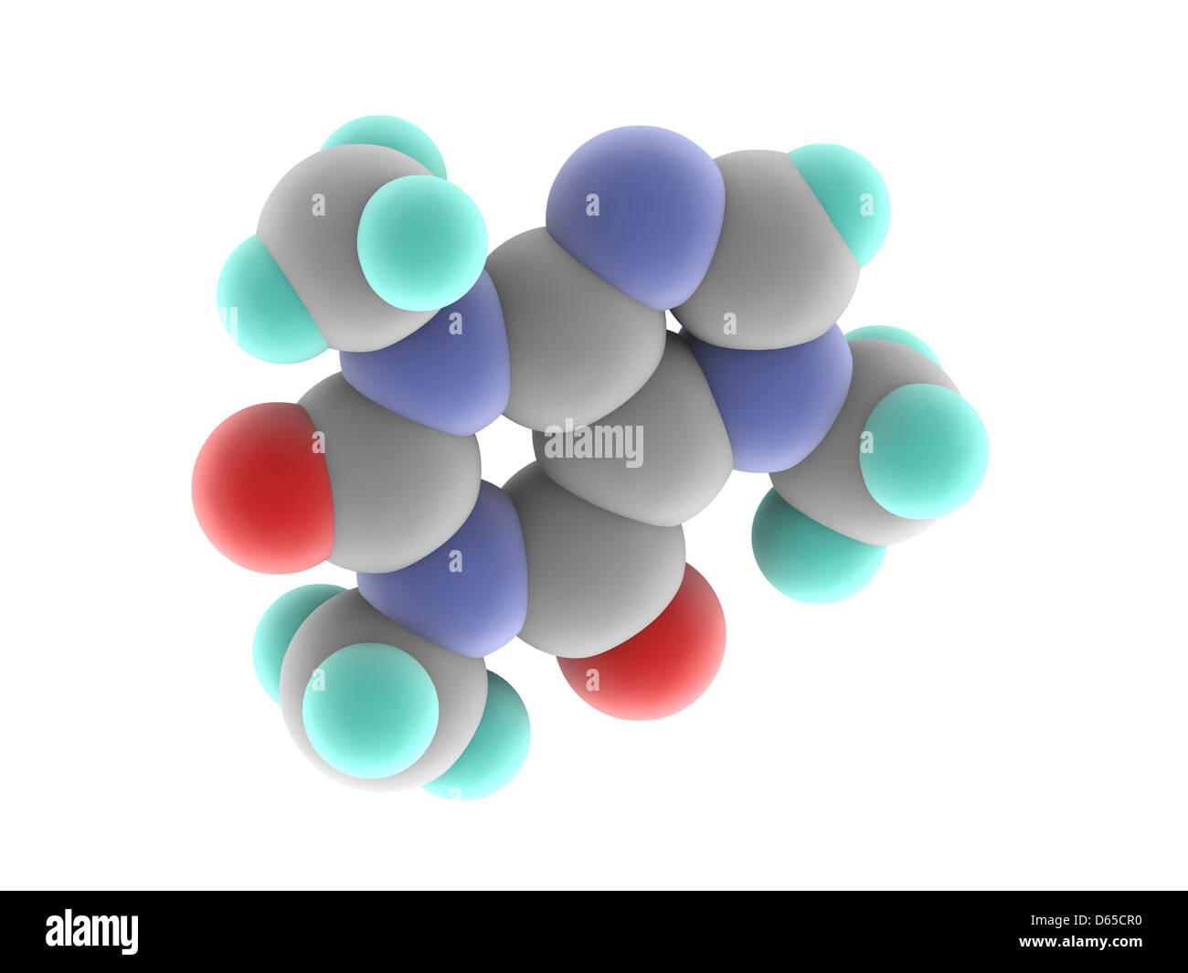 Caffeine molecule hi-res stock photography and images - Alamy