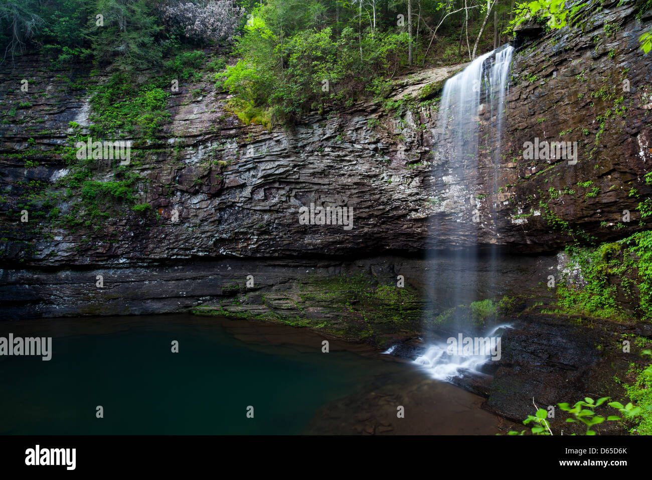 Cherokee falls got its name just last year. Previously it was known as ...