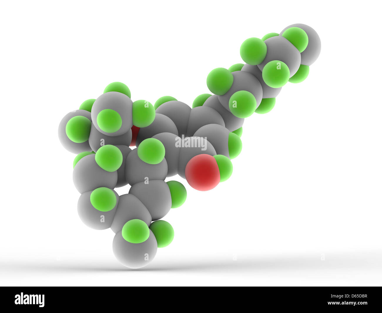 THC drug molecule Stock Photo - Alamy