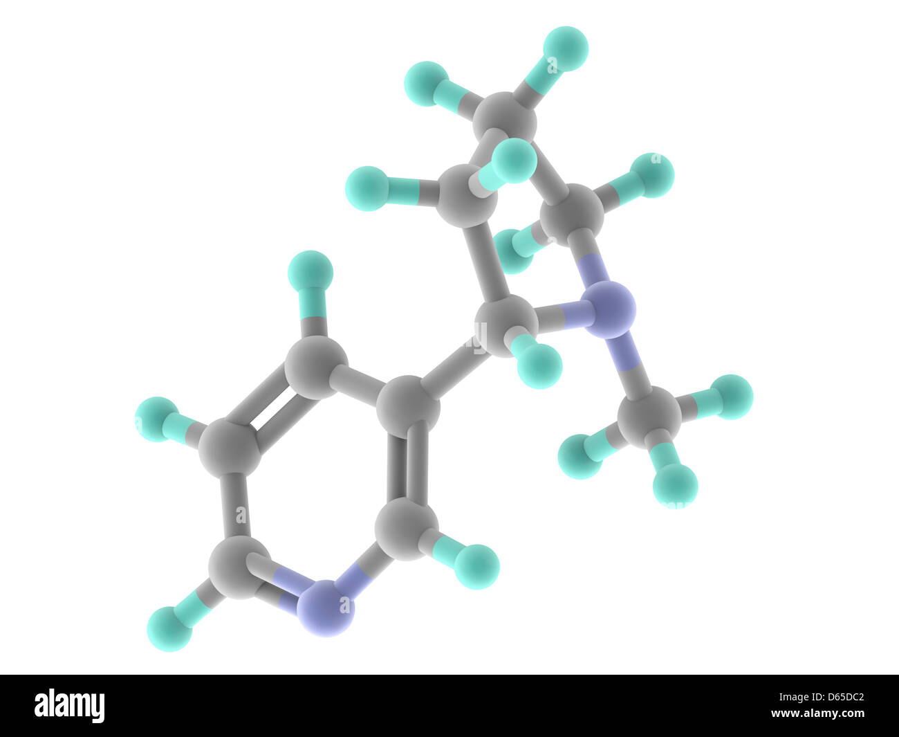 Nicotine molecule hi-res stock photography and images - Alamy
