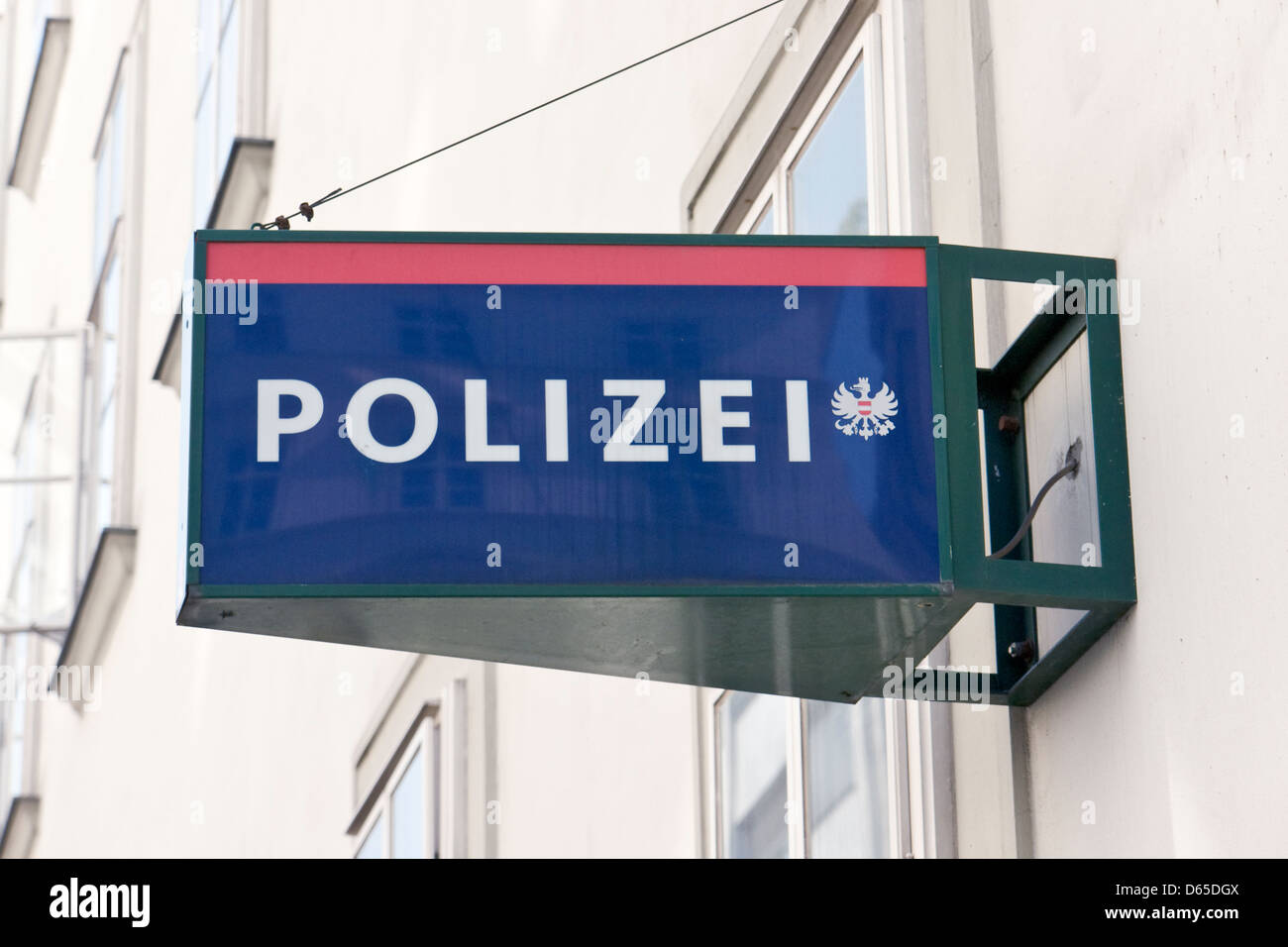 Sign of the Austrian Federal Police Stock Photo - Alamy