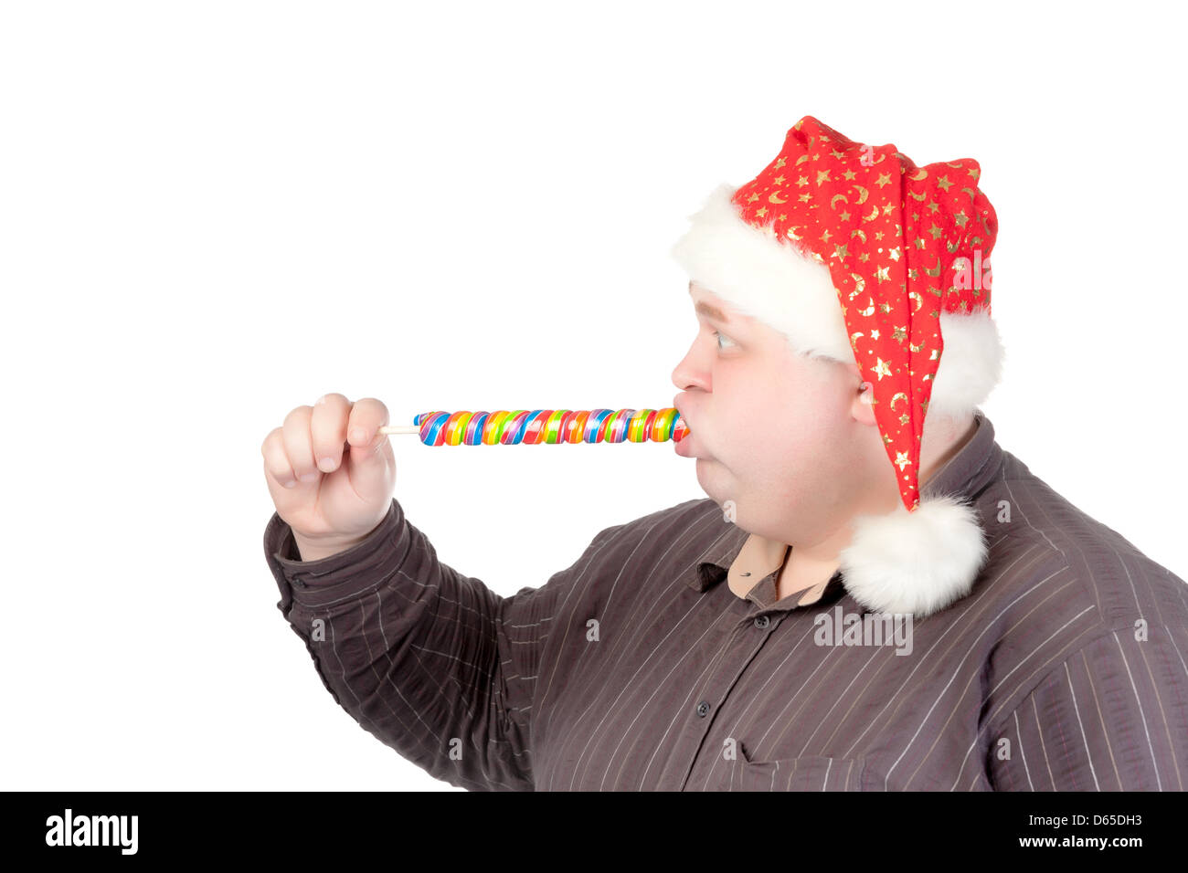 Overweight Man Christmas Stock Photos & Overweight Man Christmas Stock ...