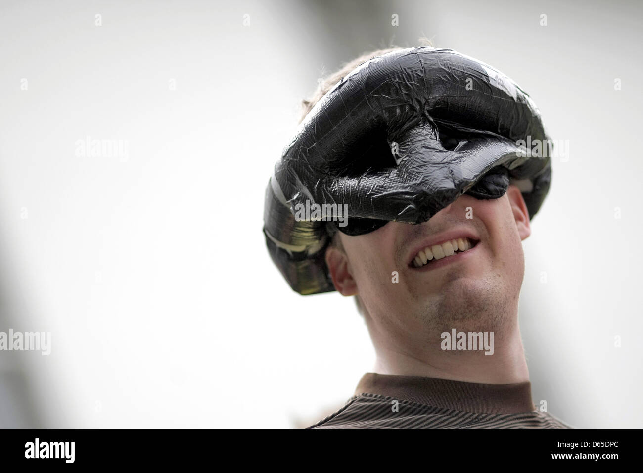 Christian Marx of St. Pauli participates in a Blind Bundesliga match at ...