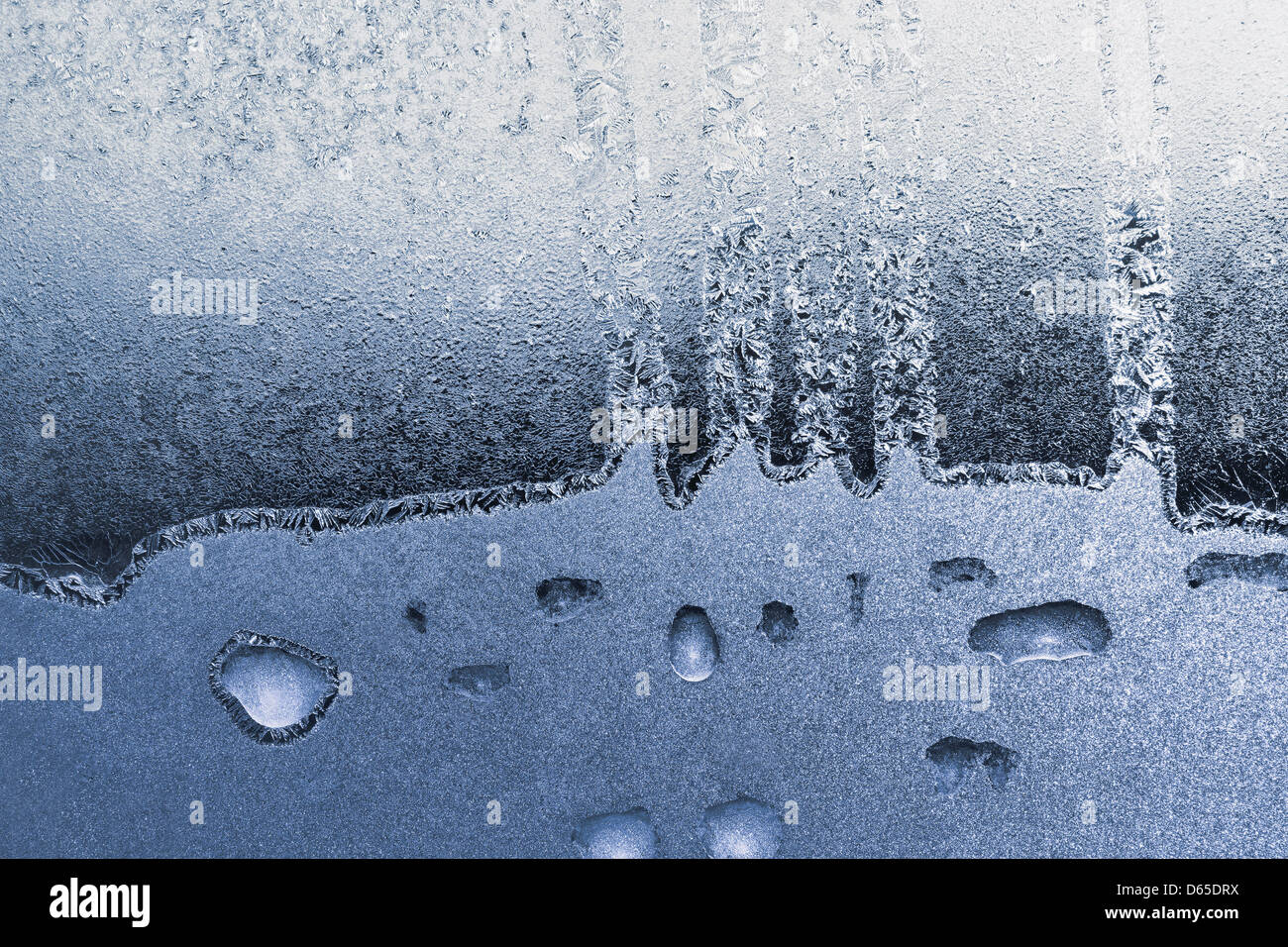 frosty pattern on glass Stock Photo - Alamy