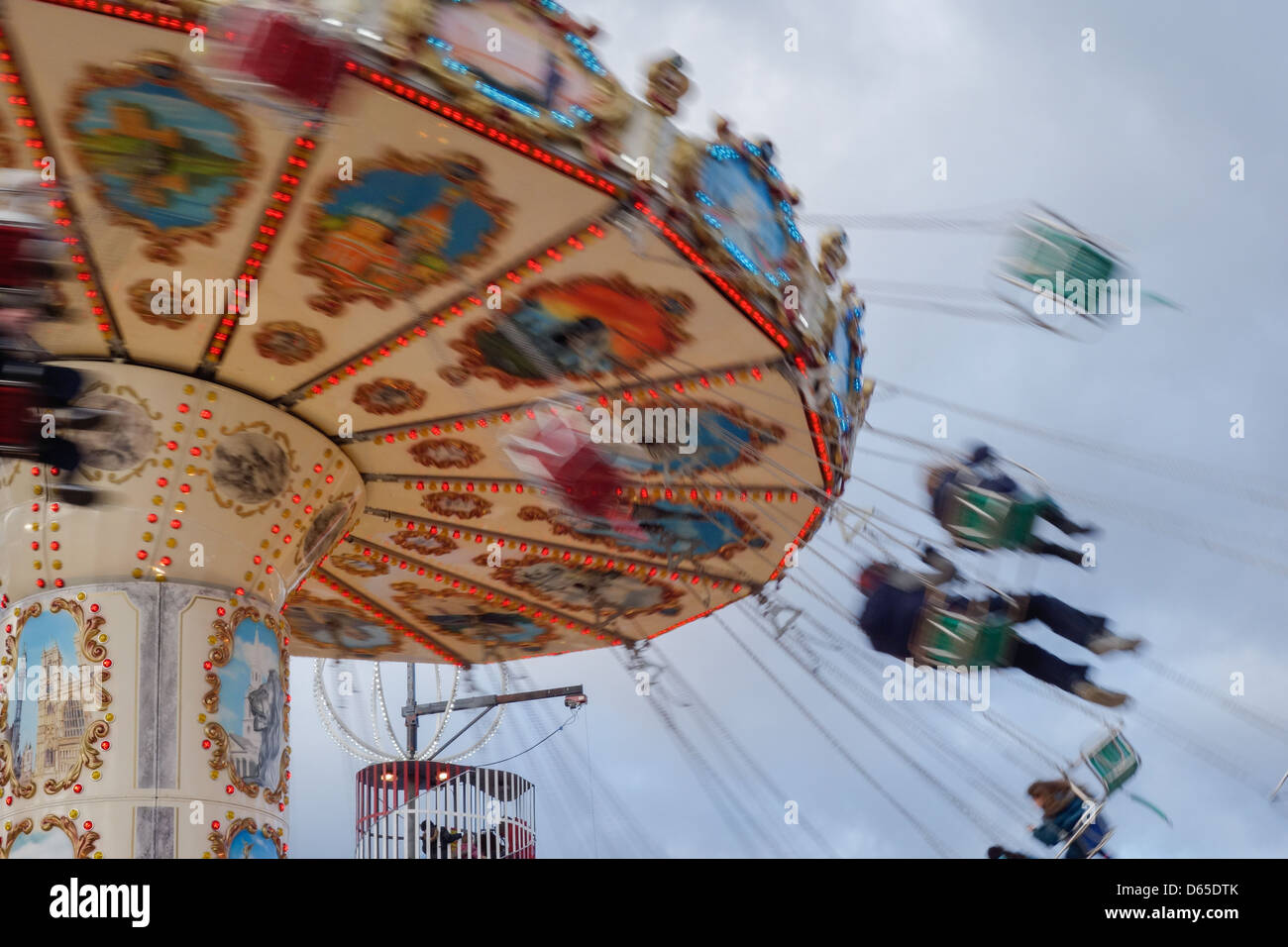 Carousel at Winter Wonderland Hyde Park Stock Photo - Alamy