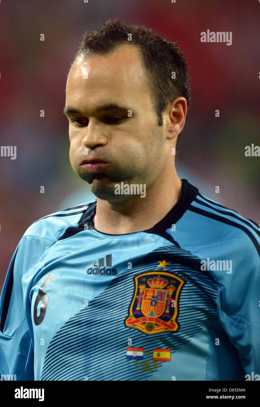 Uefa euro 2012 iniesta hi-res stock photography and images - Alamy