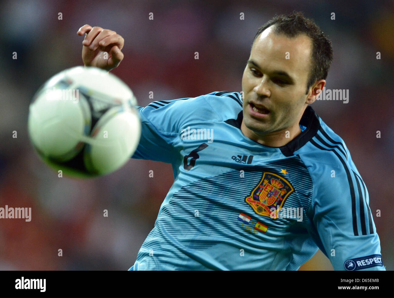 Uefa euro 2012 iniesta hi-res stock photography and images - Alamy