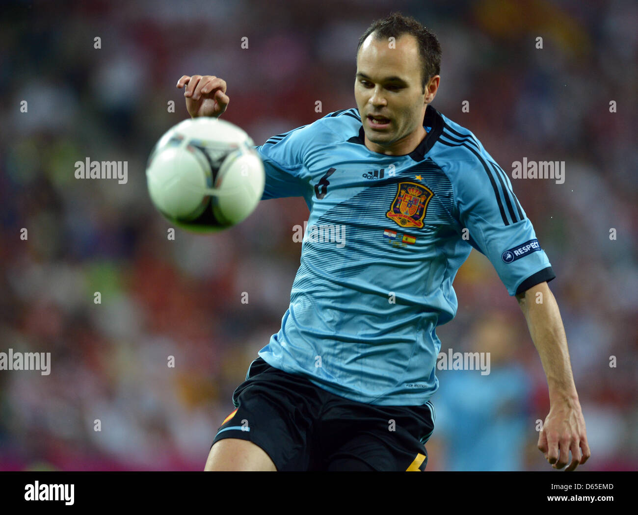 Uefa euro 2012 iniesta hi-res stock photography and images - Alamy