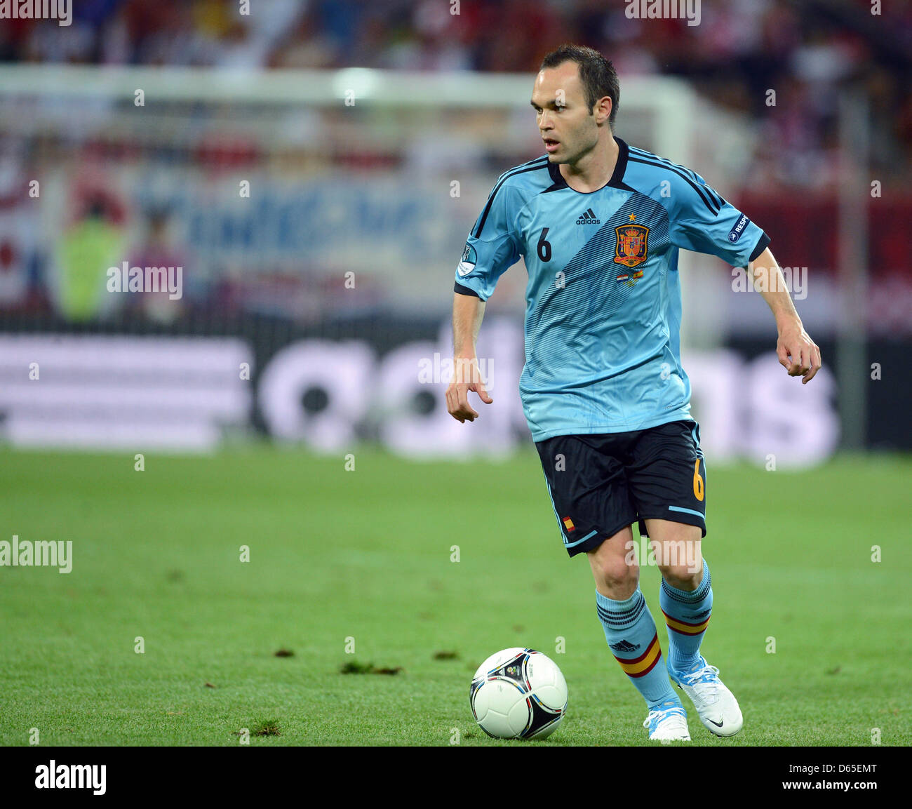 Uefa euro 2012 iniesta hi-res stock photography and images - Alamy