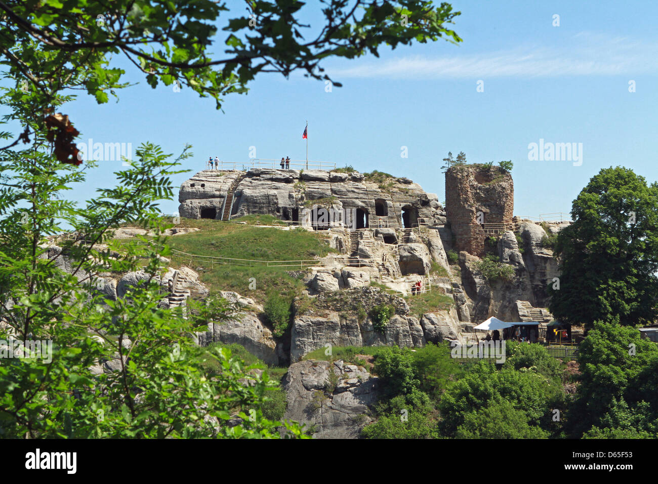 The Regenstein Castle, a popular touristic site in Germany, is pictured ...