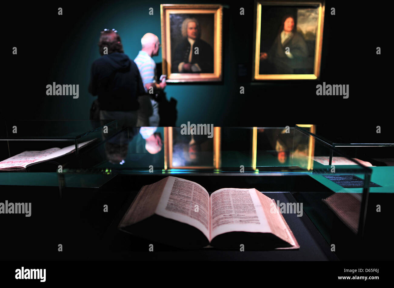 A precious volume of a Calov bible, which formerly belonged to composer ...