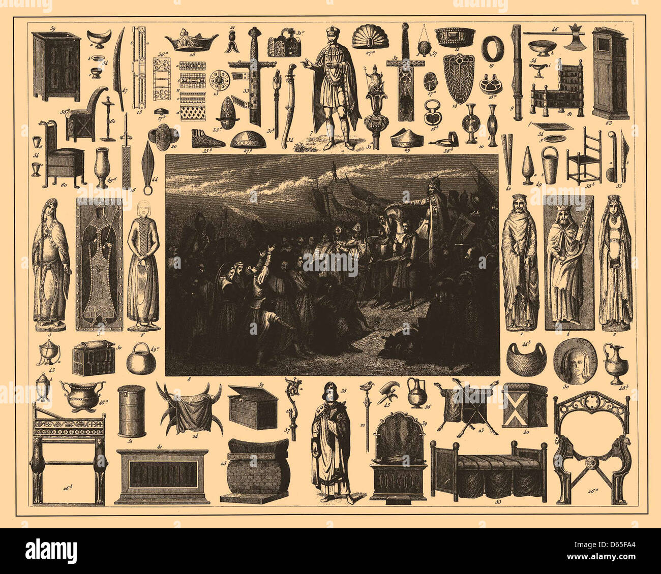 Encyclopedic illustration hi-res stock photography and images - Alamy